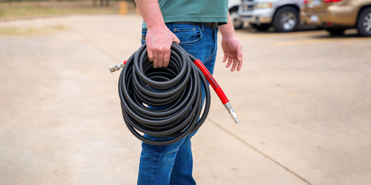 Do Pressure Washers Work Better With Longer Hoses? | Pressure Washer Supply