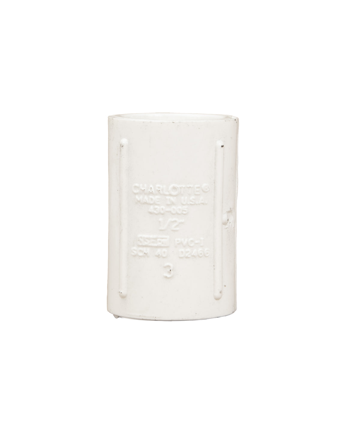 1/2" FPT x FPT Coupler, PVC | Pressure Washer Supply