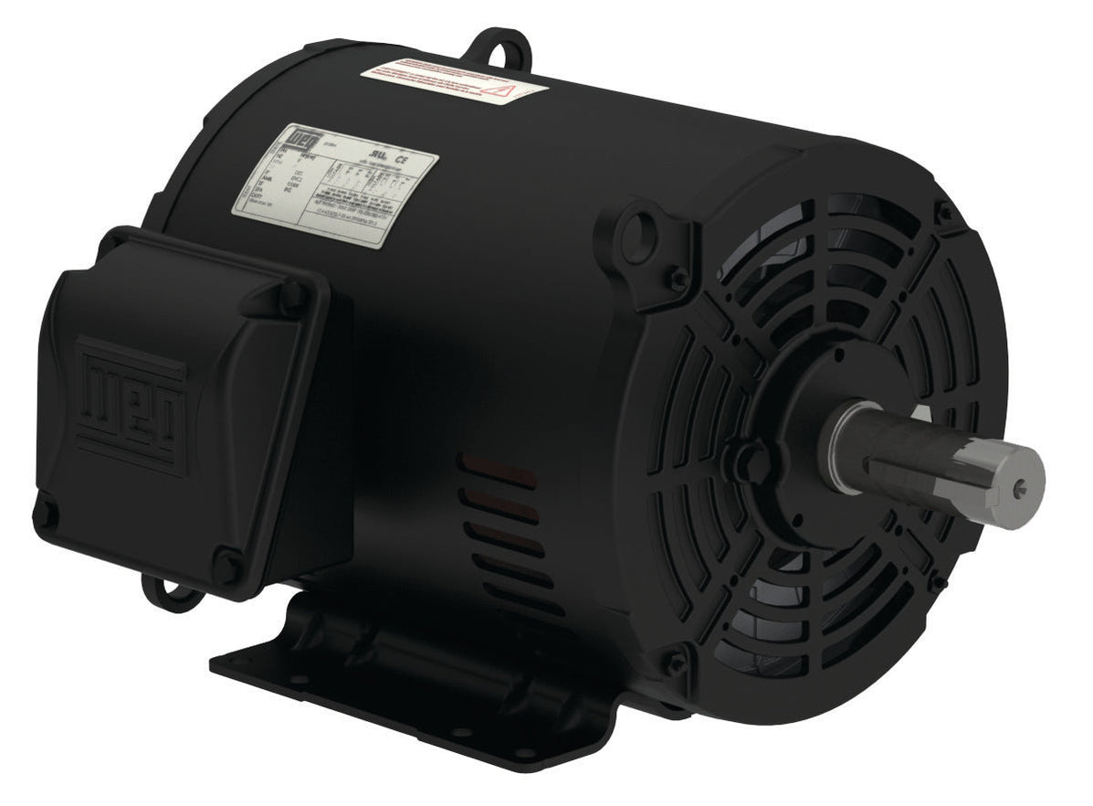 TEFC Motor, 5HP 200V 3-Phase RPM 182/4T Frame | Pressure Washer Supply
